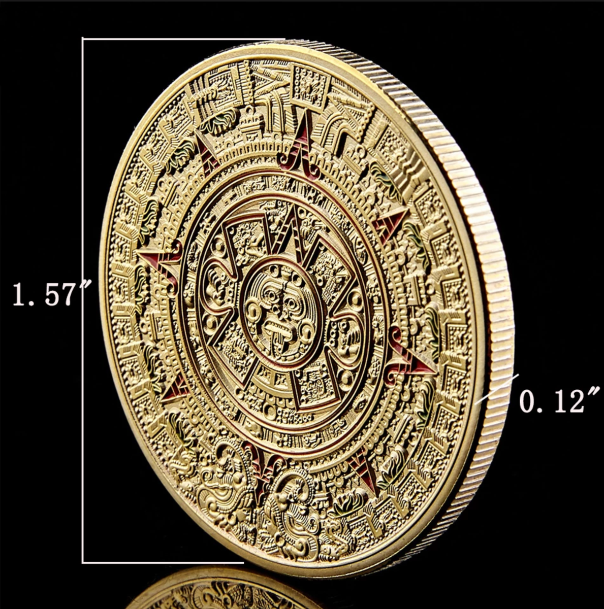 Collectable Mayan Calendar Coin – African Accessory