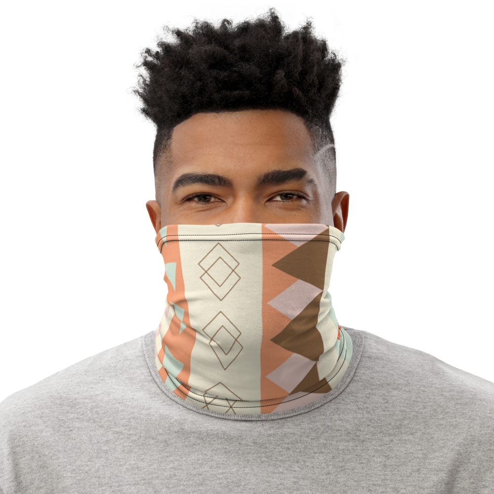 "The Oyo" African Print Pattern Snood Neck Gaiter – African Accessory